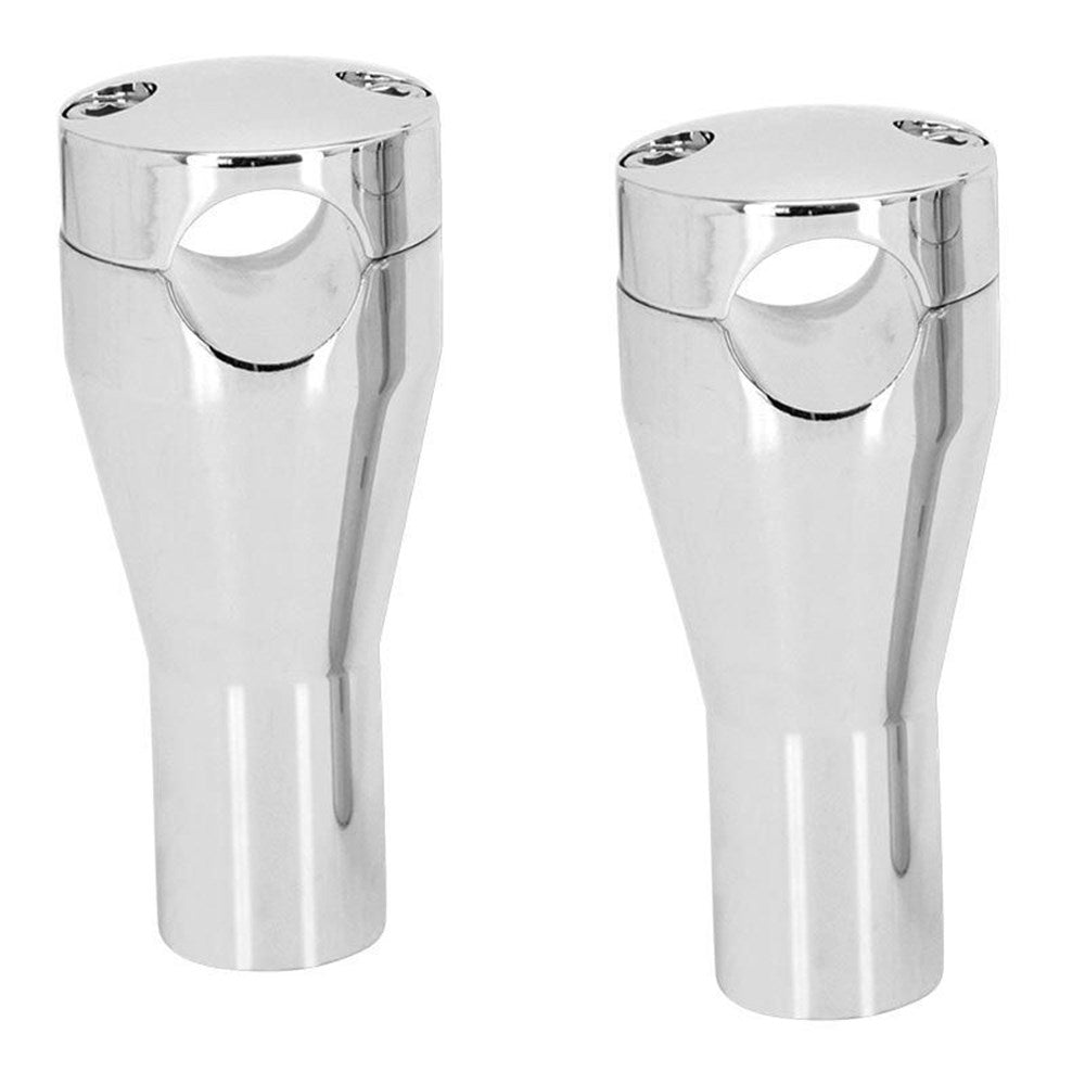 Zodiac Z241012 Aluminium 4" Riser Set Chrome for 1" Handlebars (Pair) – EasyR