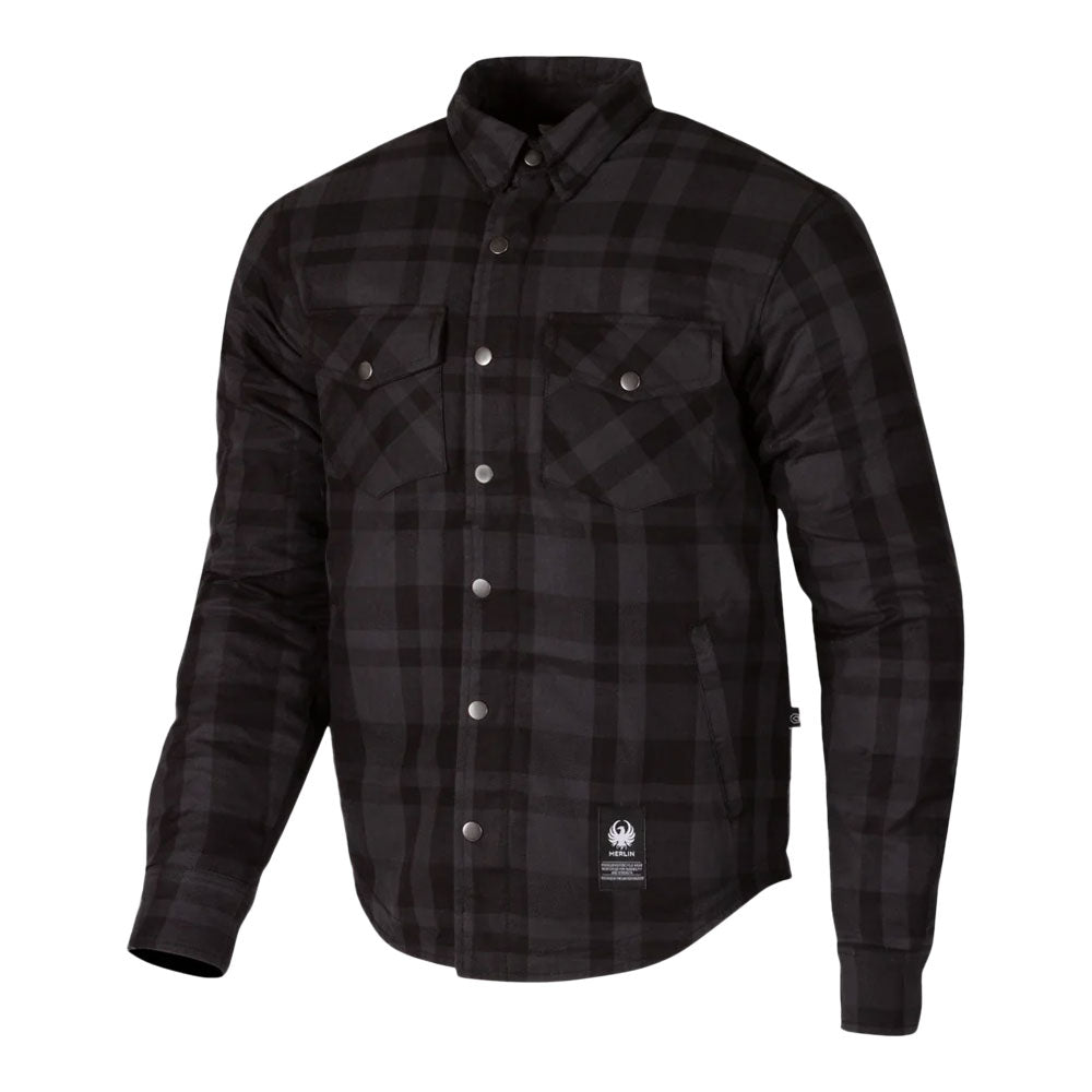 Merlin Axe Hydro Waterproof Grey Textile Riding Shirt – EasyR