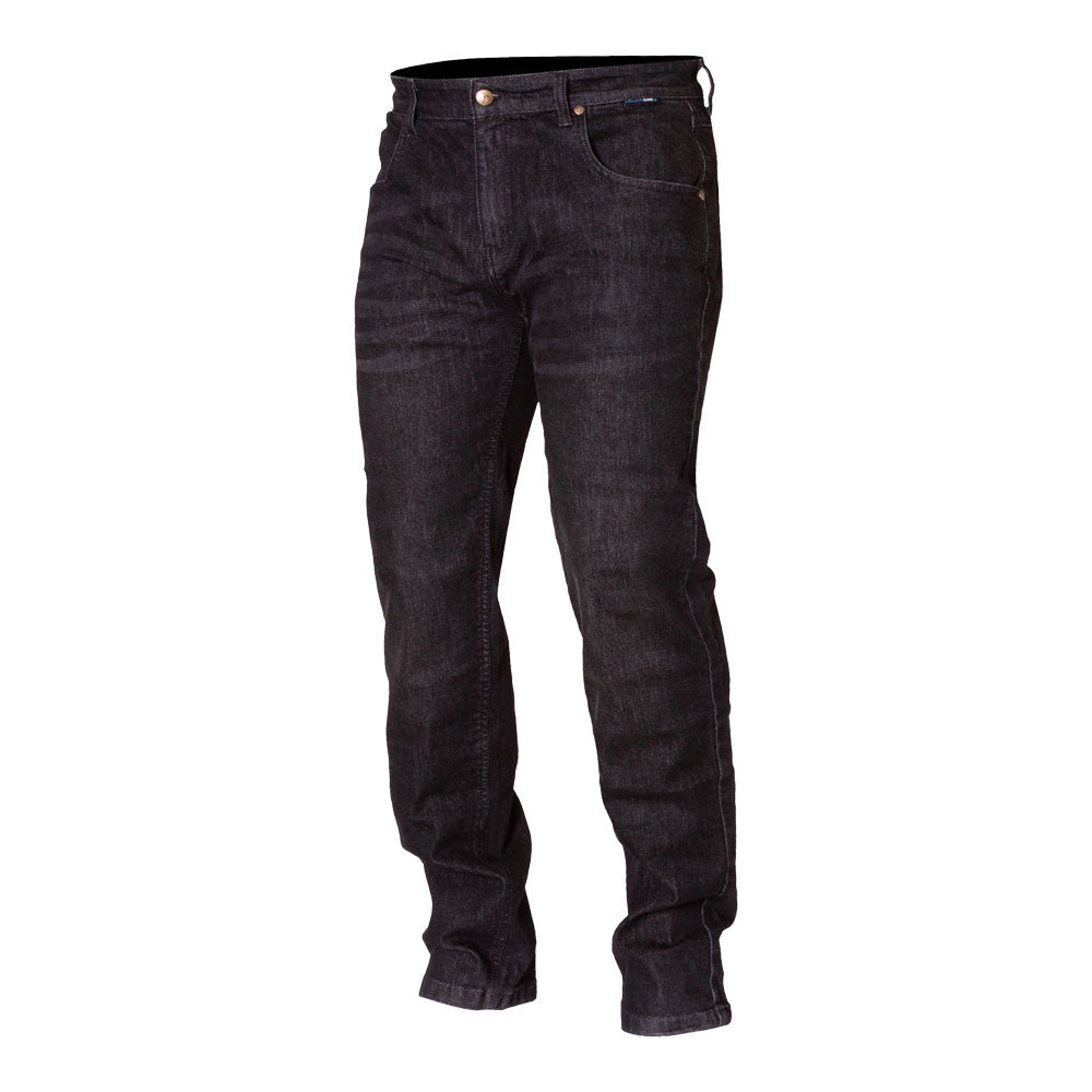 Merlin Dixon Black Leisure Moto Single Layer Jeans – EasyR