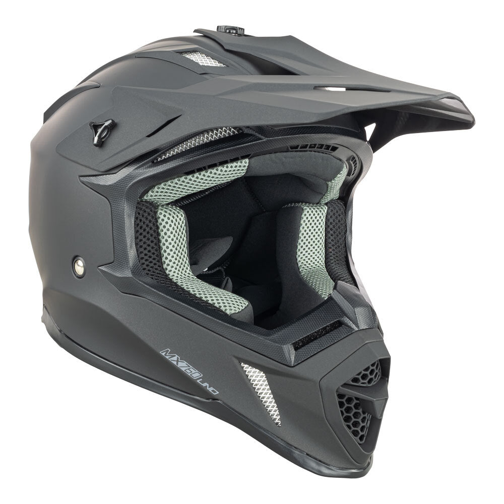 Nitro MX760 Satin Black Helmet – EasyR
