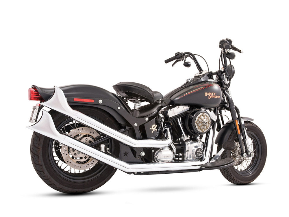 Freedom Performance FPE-HD00264 Upsweeps Exhaust Chrome w/Chrome Shark ...