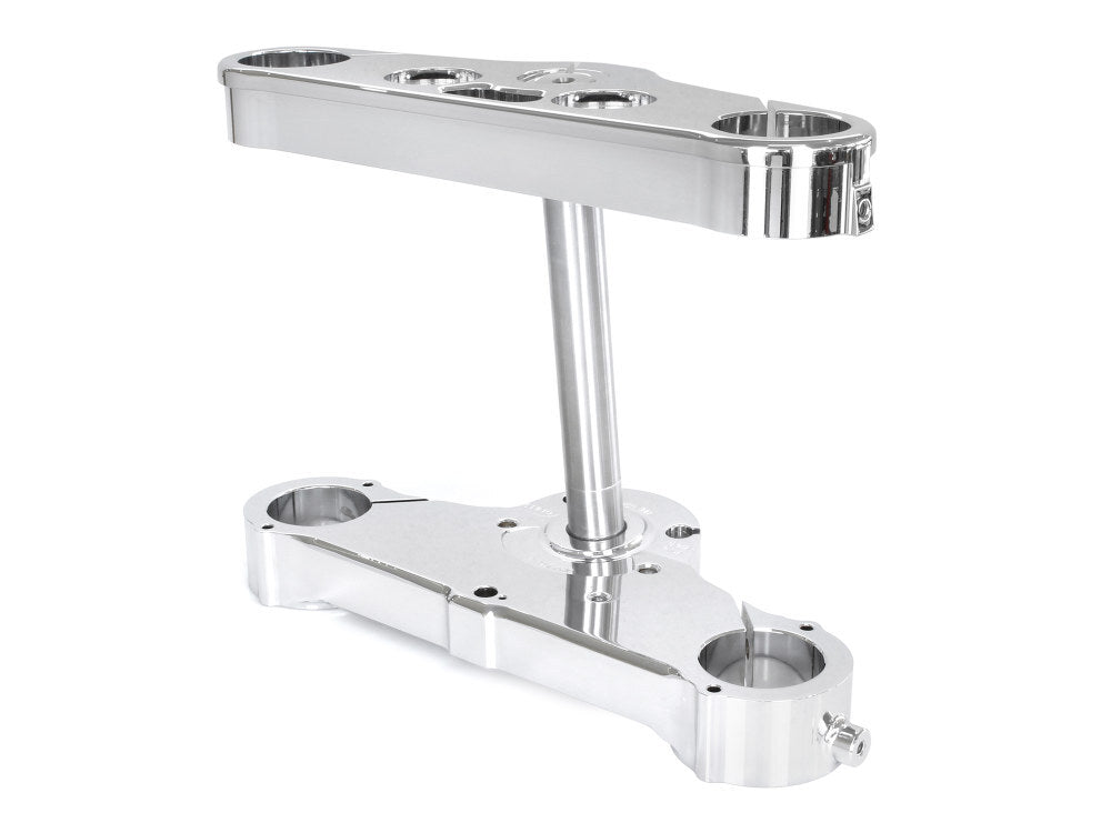 Hawg Halters Inc HHI-49DHCR6 6 Degree Raked Triple Tree Kit Chrome for ...