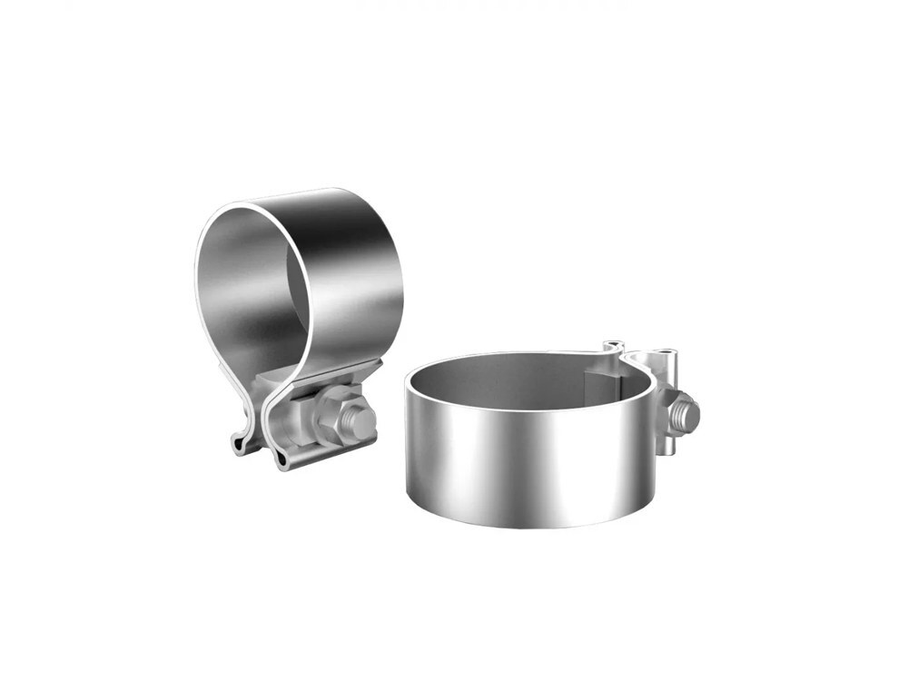 Khrome Werks KW203031 Muffler to Header Exhaust Clamps for Touring 17 ...