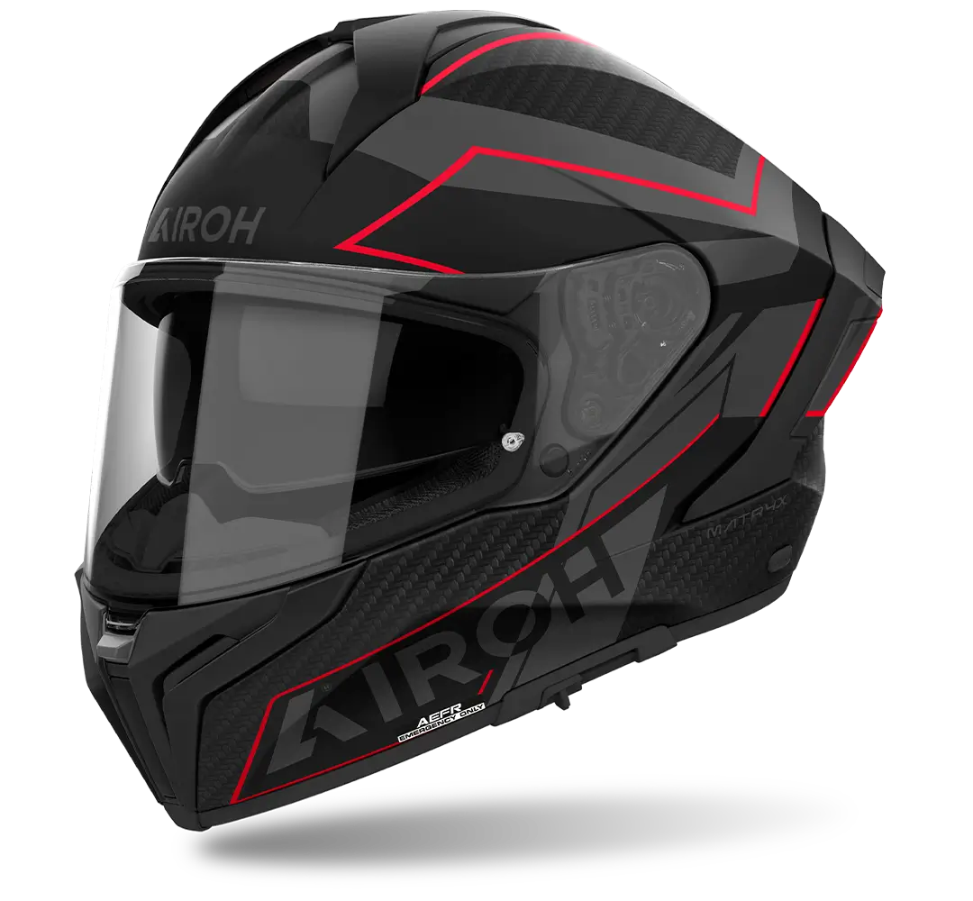 Airoh Matryx Sentinel Matte Red Helmet – EasyR