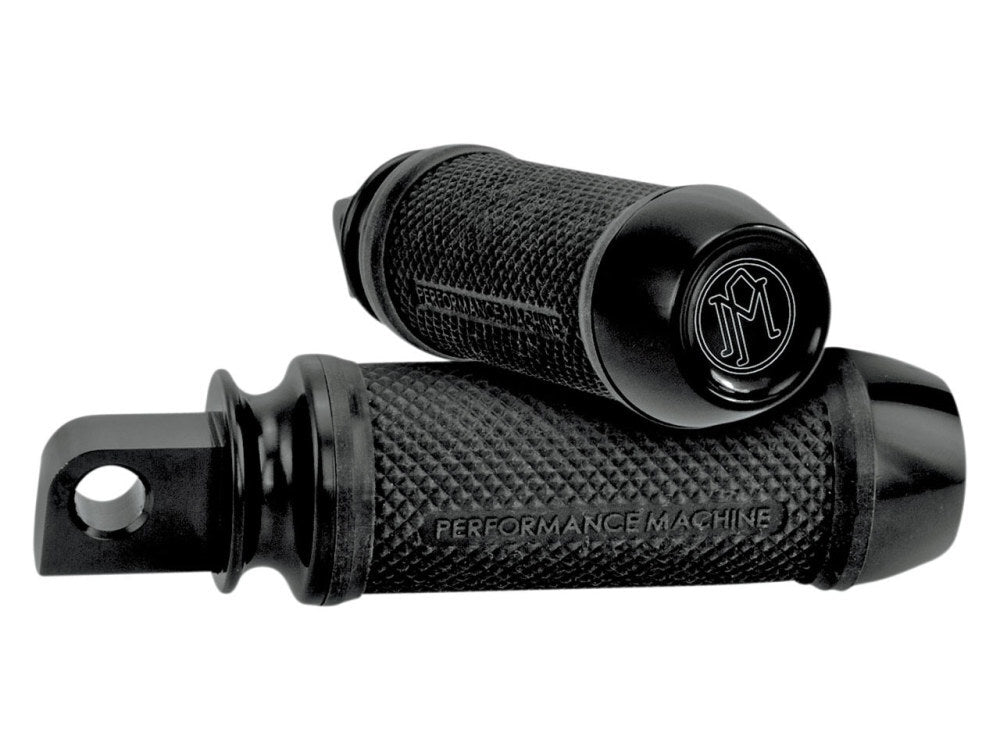 Performance Machine P00350095B Mid Mount Control Elite Footpegs Black ...