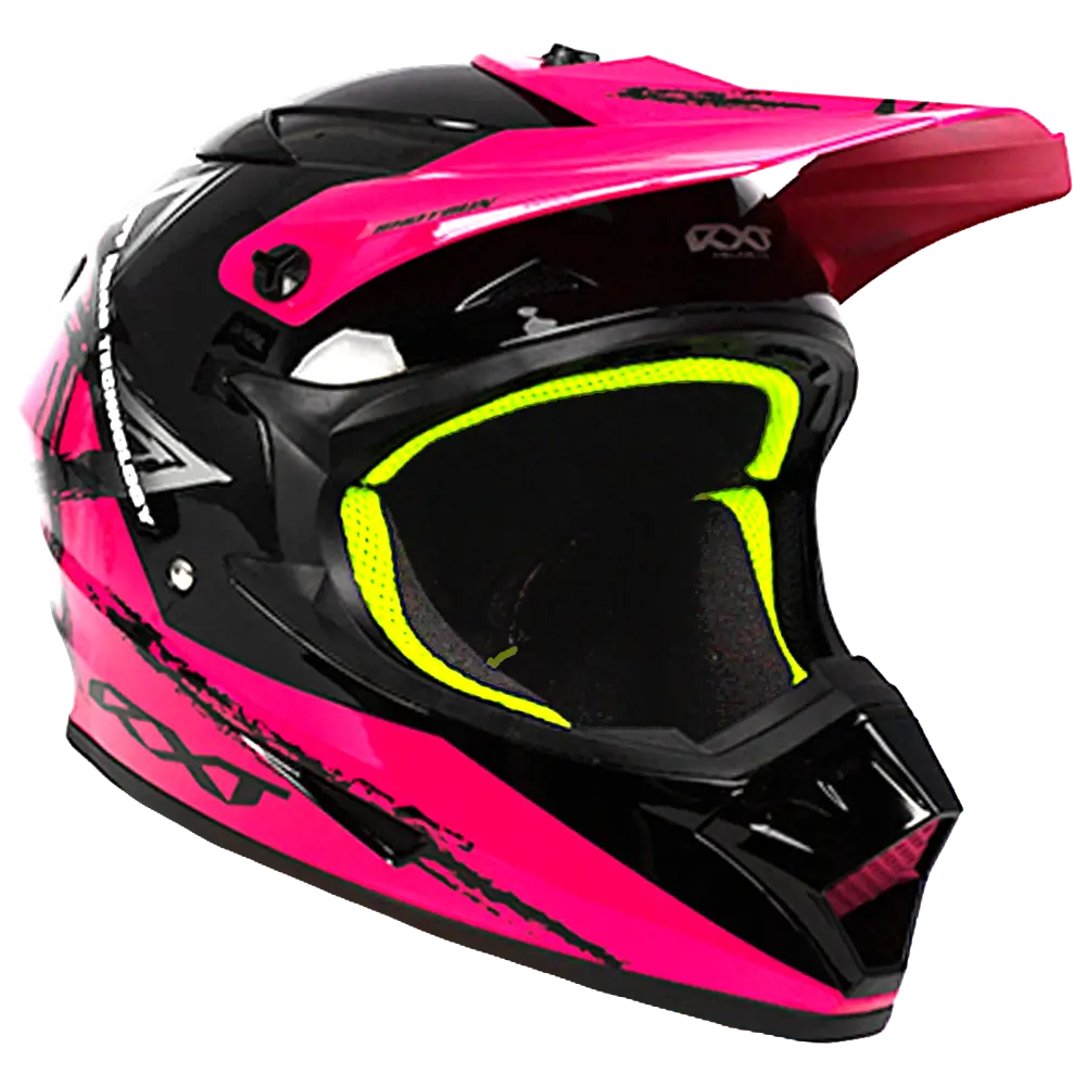 RXT Sector Wrath Gloss Black/Magenta Helmet – EasyR