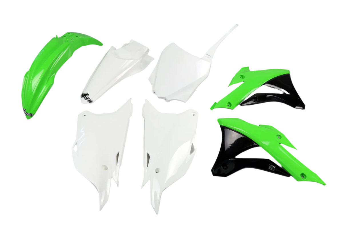 UFO Plastics Kit OEM Colours for Kawasaki KX85 14-21 – EasyR