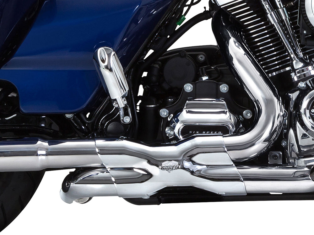 Vance & Hines VH-16371 Power Duals Right Side Tuck & Under Headers Chr ...